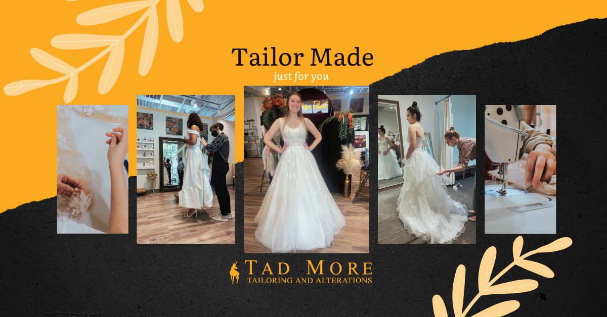 Tips for Your Wedding Dress Alterations Fitting – Tad More Tailoring
